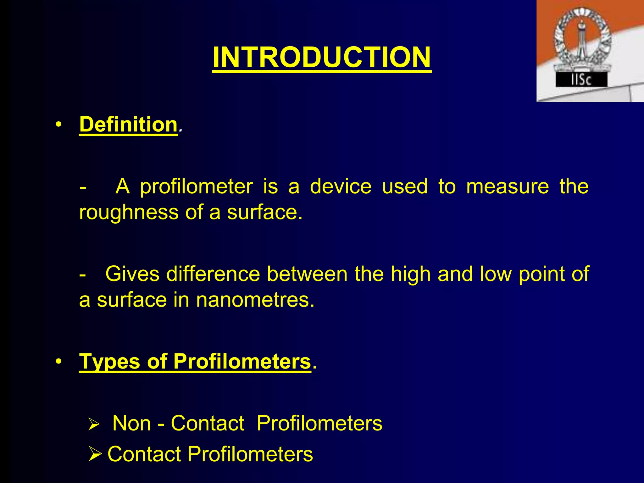Profilometer (1) | PPT
