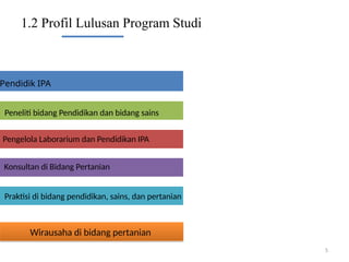 PROFIL PENDIDIKAN IPA Univ Muh Gorontalo | PPT