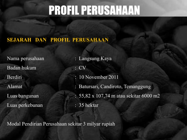 CONTOH RANCANGAN USAHA | PPT