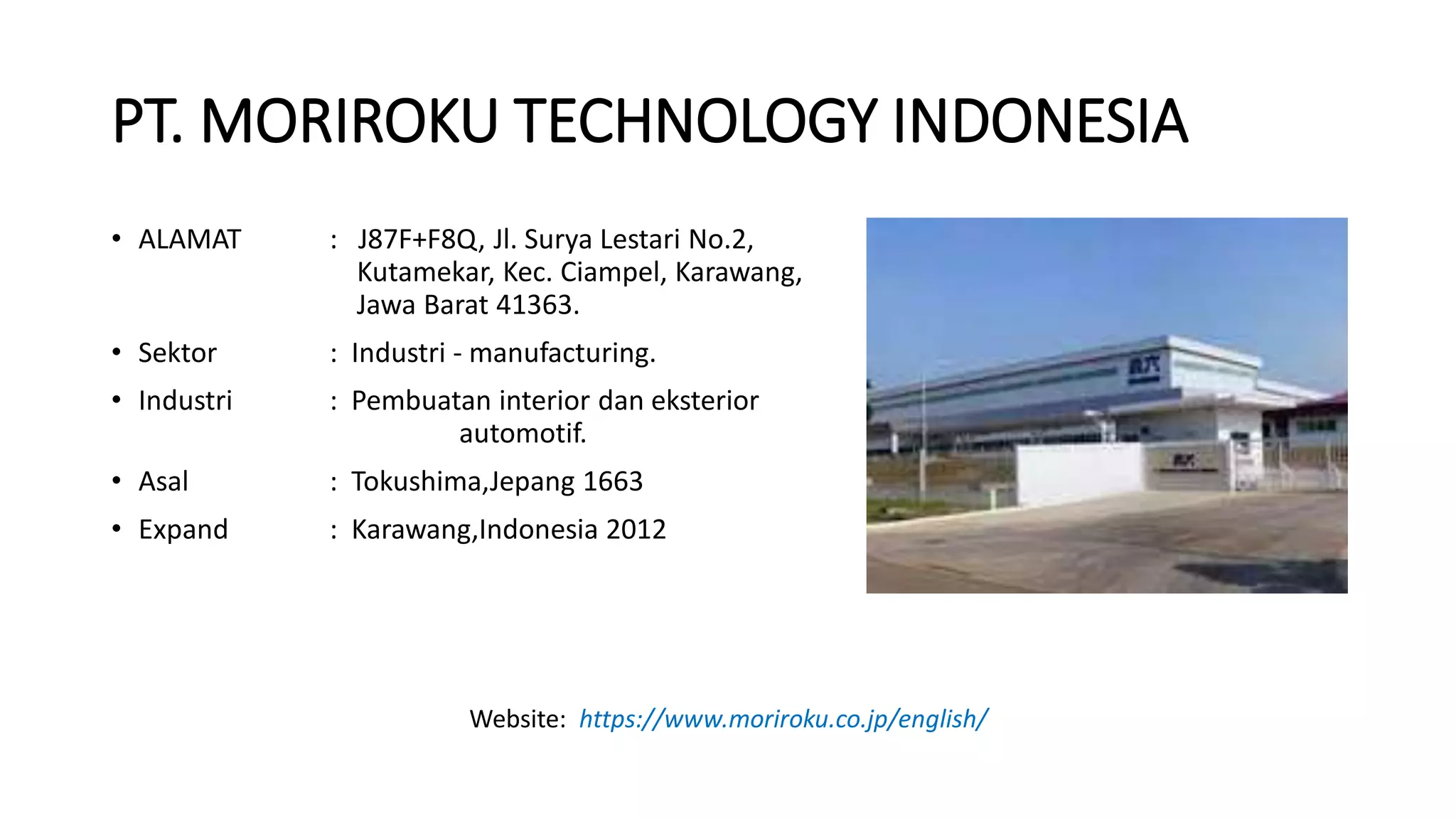 PROFIL PERUSAHAAN DI KOTA INDUSTRI SURYACIPTA | PDF
