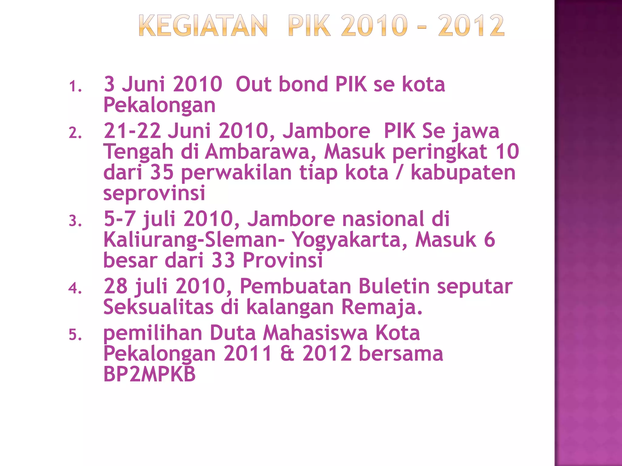 Profil pikma | PPTX