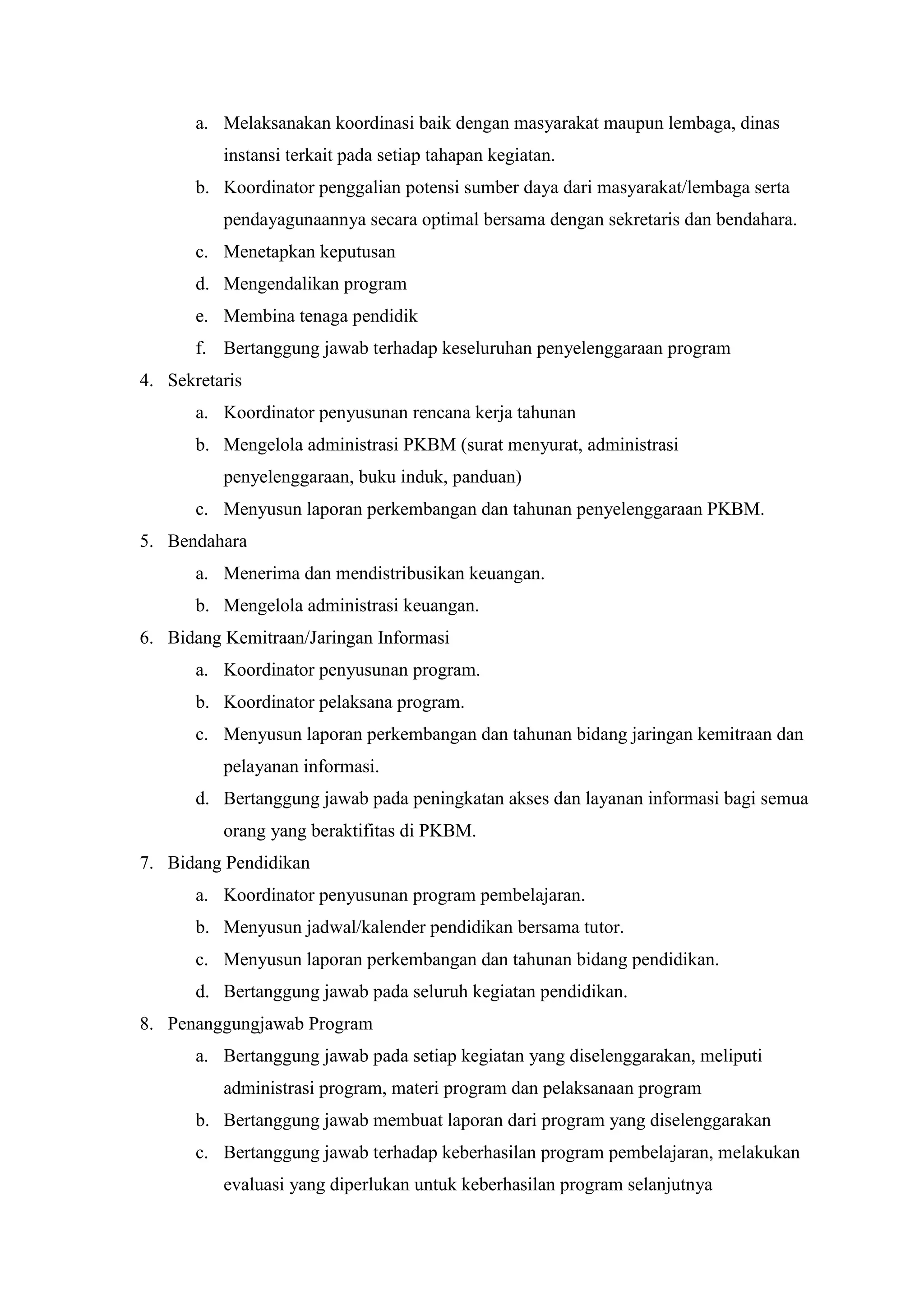 Profil pkbm tk al amin | PDF