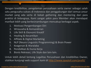 Profil & Produk - wWw.ZPayToll.Com