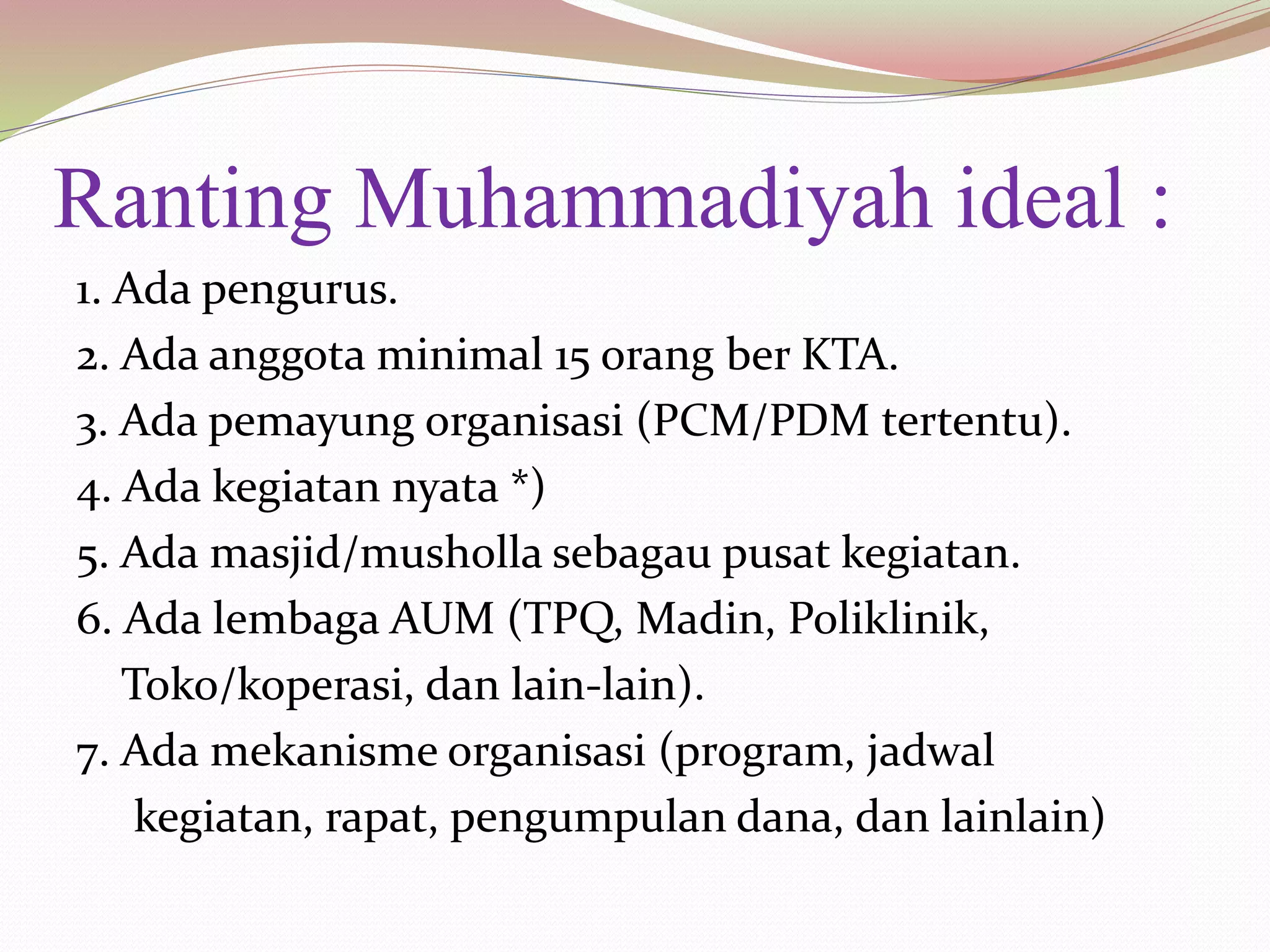 Profil ranting | PPT