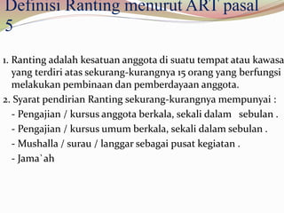 Profil ranting | PPT