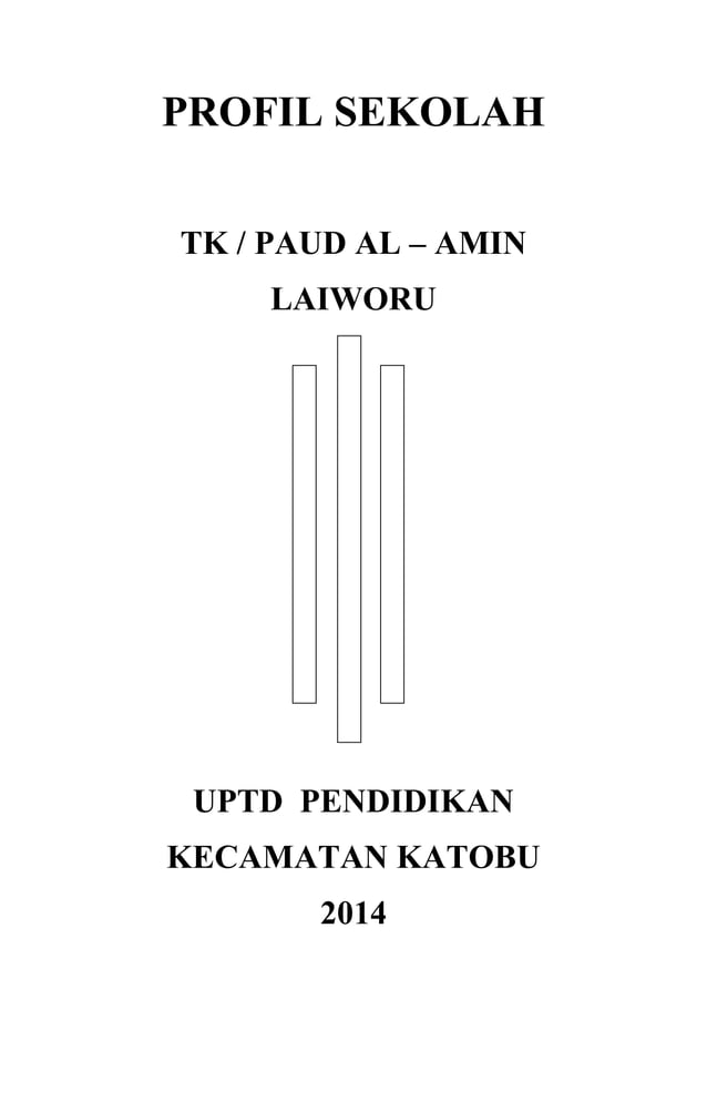 Profil sekolah tk al amin | DOCX