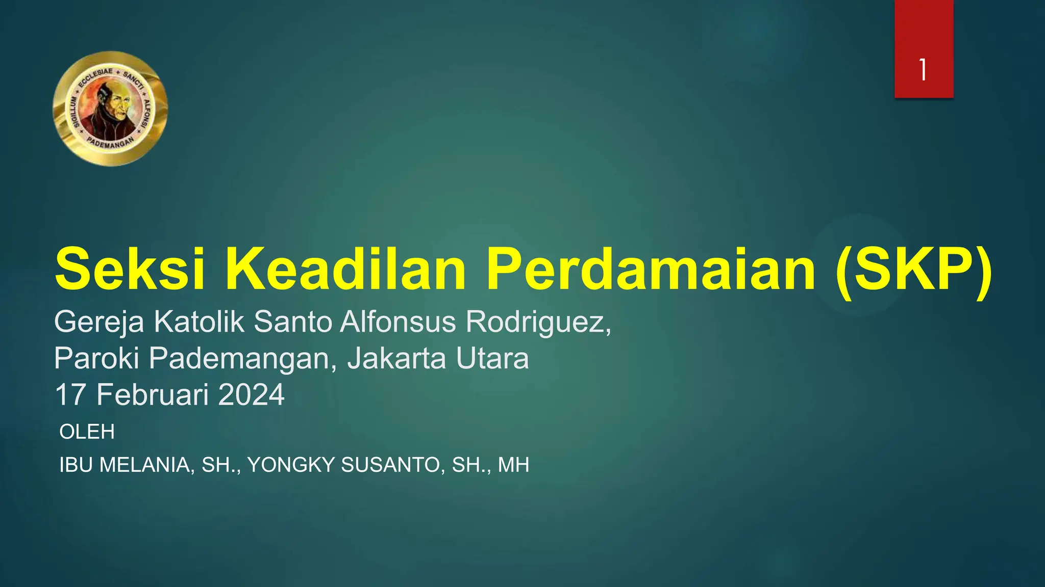 Profil Seksi Keadilan dan Perdamaian. Yongky Susanto.pdf