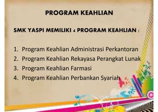 Profil SMK YASPI Syamsul 'Ulum Kota Sukabumi | PDF