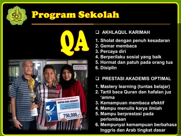 Slides Profil Sekolah SMP Al Falah Assalam Waru Sidoarjo | PPSX