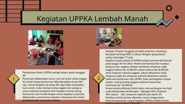 PROFIL UPPKA LEMBAH MANAH kelurhan mojosongo | PPT