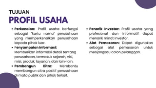 PROFIL USAHA BAGI MIKRO KECIL DAN MENENGAH | PDF