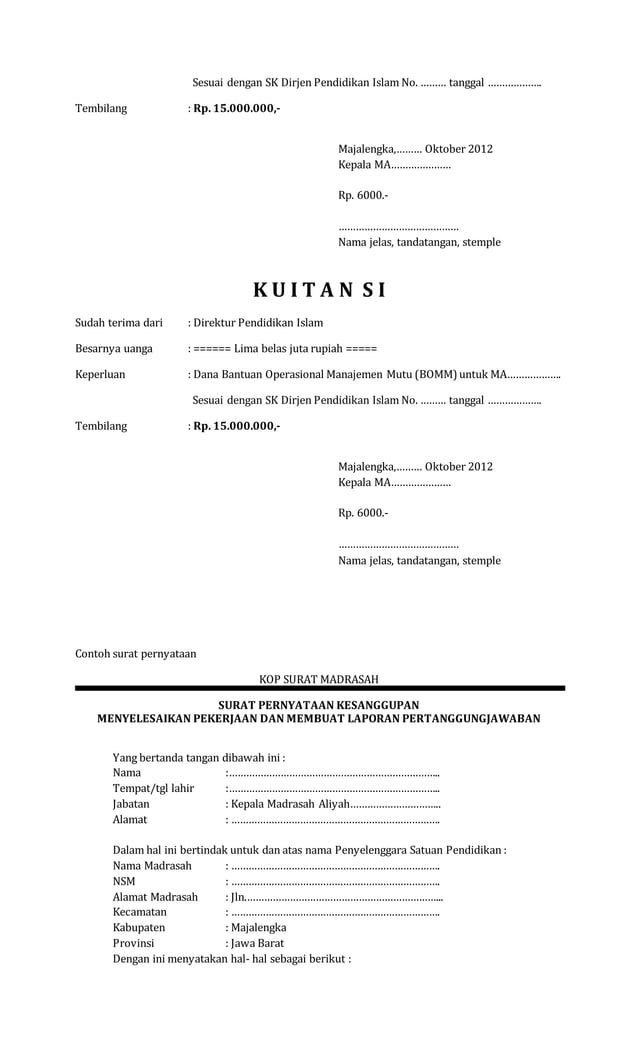 Profil usulan rkb dan rehab | PDF