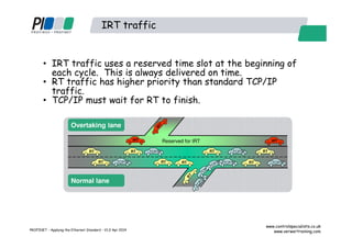 PROFINET - applying the Ethernet standard to industral automation ...