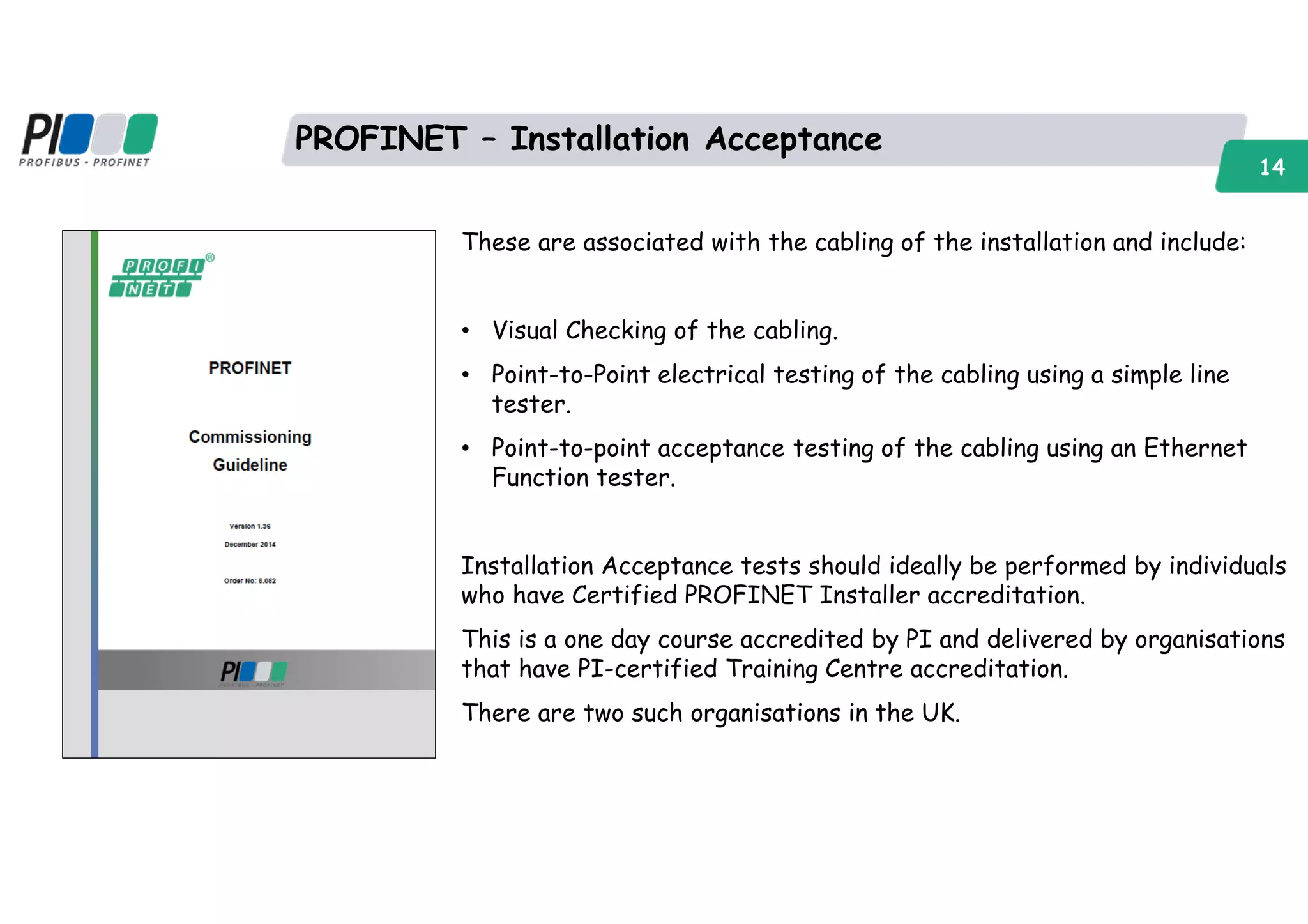 Profinet network qualification - Peter Thomas | PDF