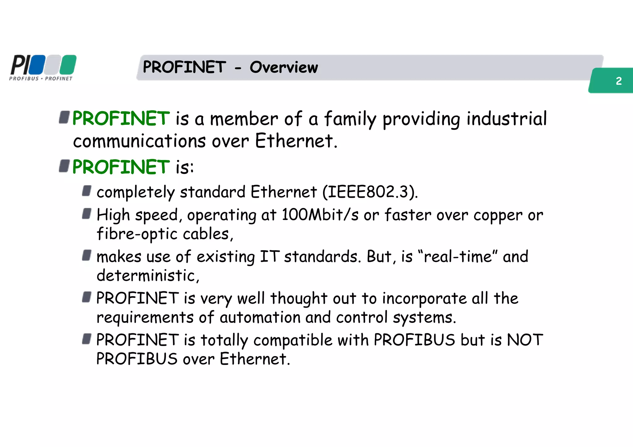 Profinet network qualification - Peter Thomas | PDF