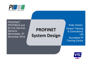 Profinet system design - Andy Verwer | PPT | Free Download