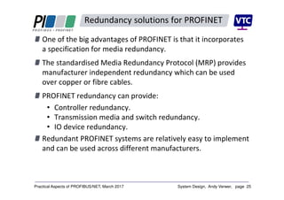 PROFINET system design - Andy Verwer | PPT