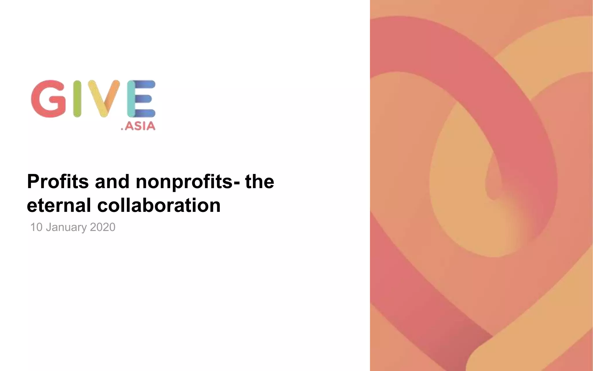 Profit and nonprofit collaboration | PPT