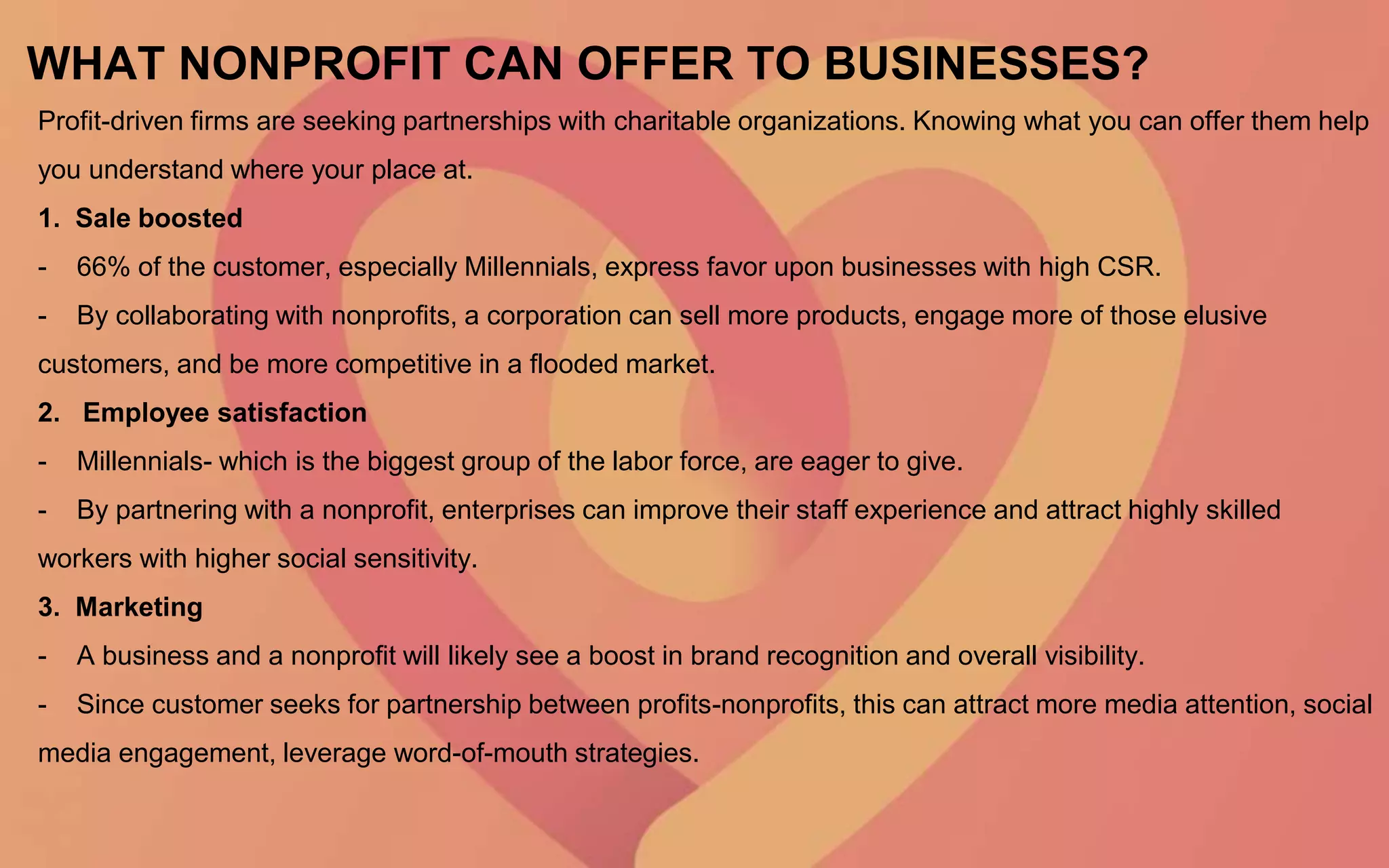 Profit and nonprofit collaboration | PPT