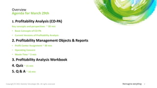 Profitability Analysis (CO PA) in SAP FI | PDF