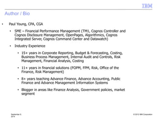 Profitability and Costing Solutions - Office of Finance and CFO | PPTX