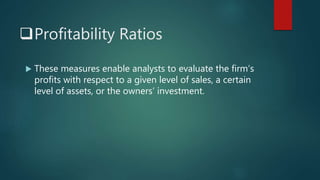 Profitability Ratio