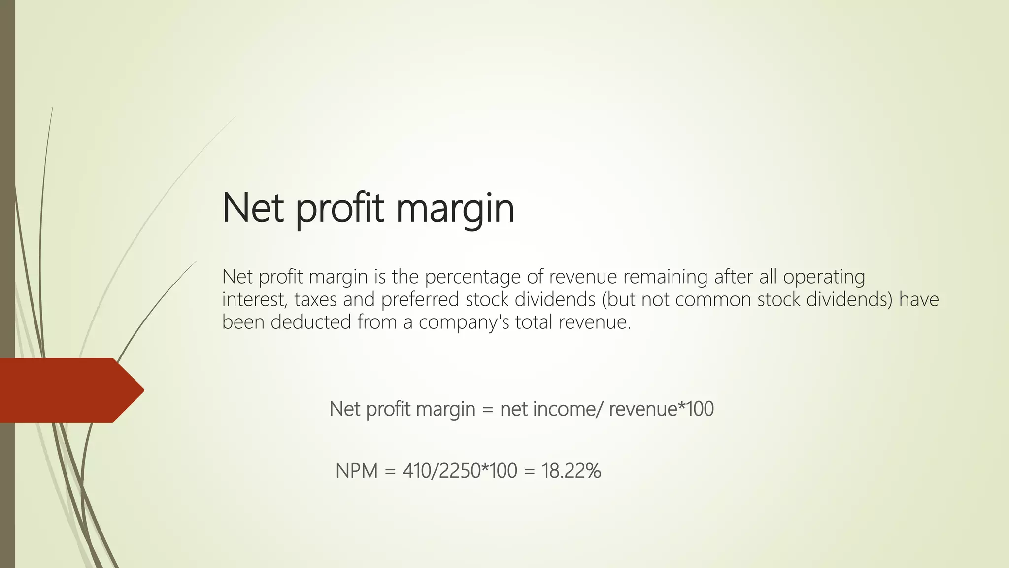Profitability Ratio Analysis | PPTX