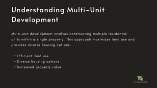 Profitable Multi-Unit Development in Melbourne.pptx