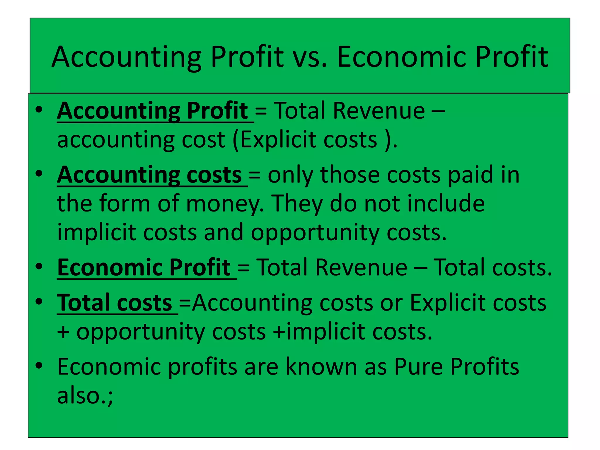 Profit analysis and profit theories | PPTX
