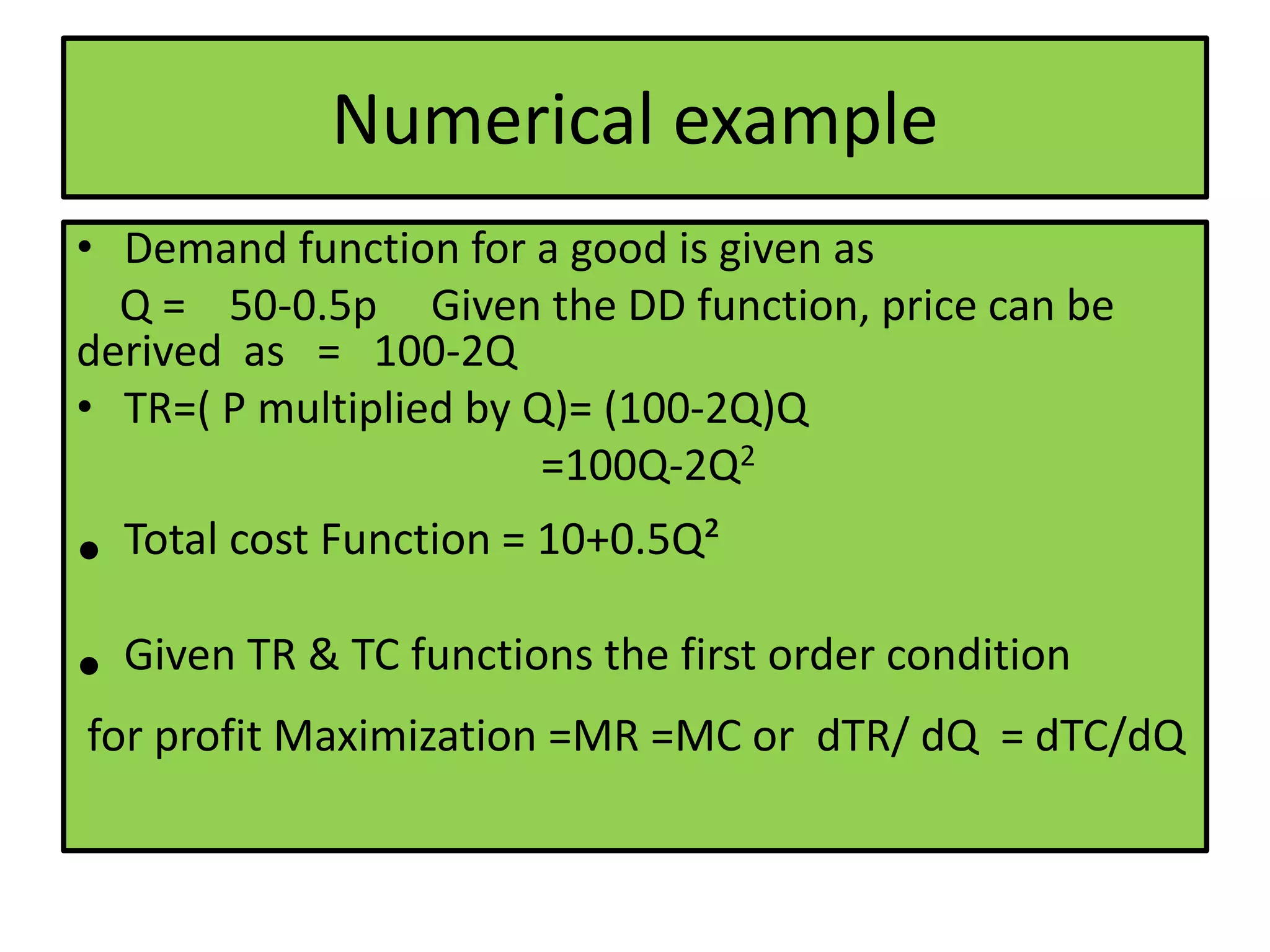 Profit analysis and profit theories | PPTX