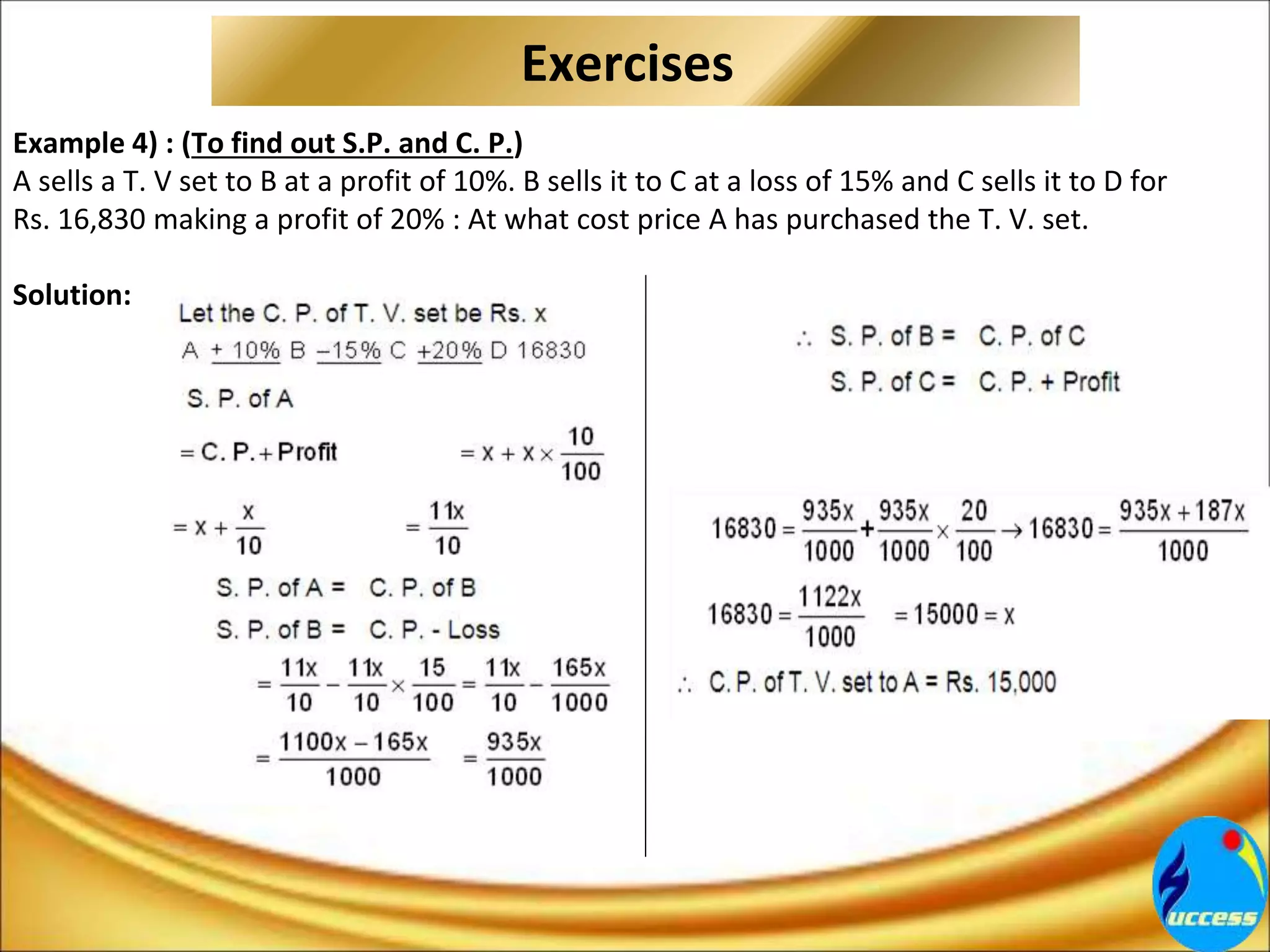 ProfitAndLoss class 7 | PPTX