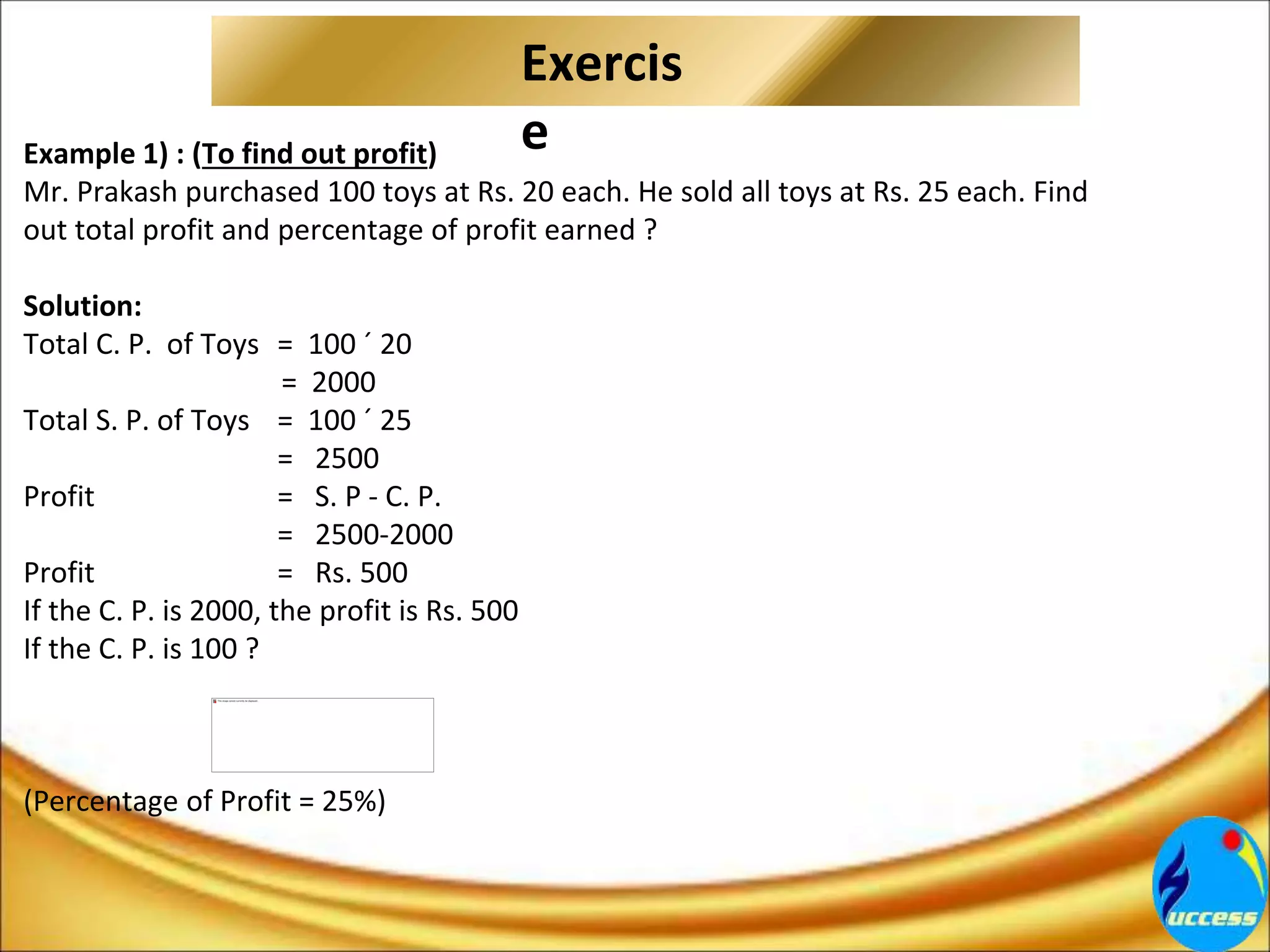 ProfitAndLoss class 7 | PPTX