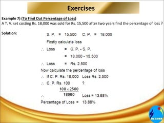 ProfitAndLoss class 7 | PPTX