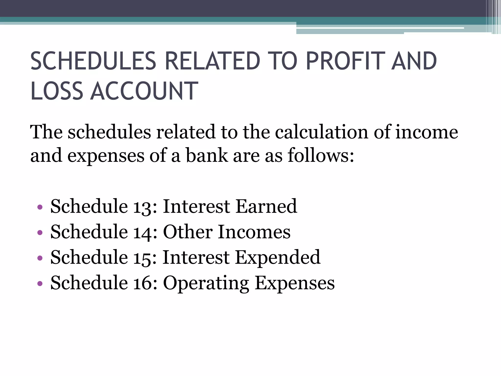 Profit and loss account of banking companies | PPTX
