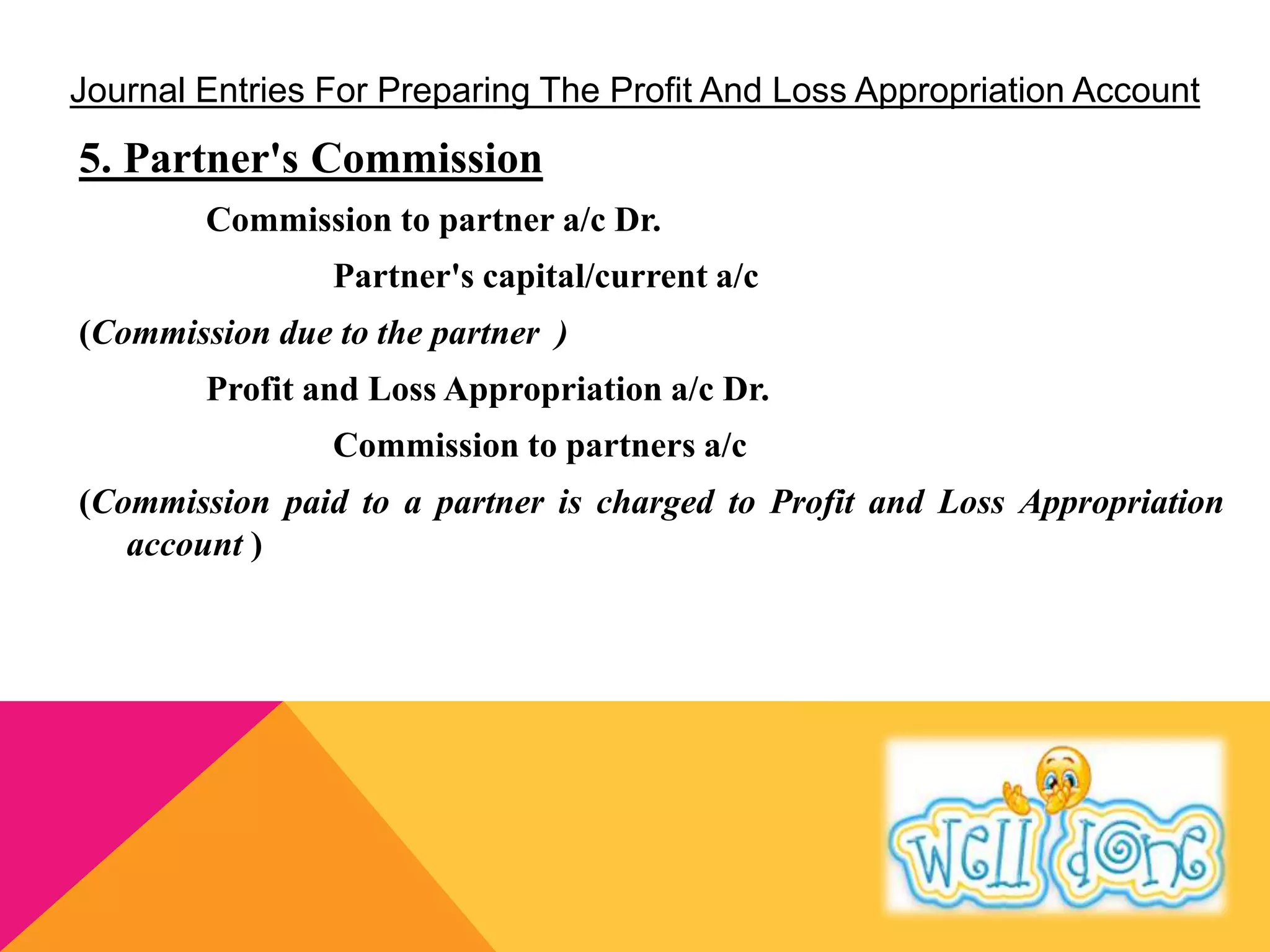 Profit and loss appropriation account | PPTX