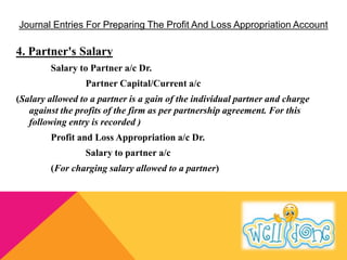 Profit and loss appropriation account | PPTX