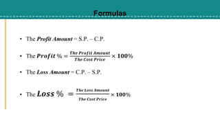 mathematics Profit and Loss slides pptx 1 | PPT