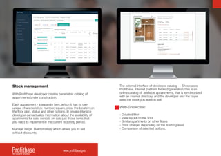 Profitbase - Real Estate IT Solutions | PPT