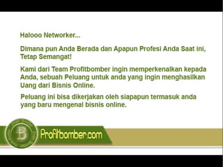 Presentasi Profitbomber update | ODP