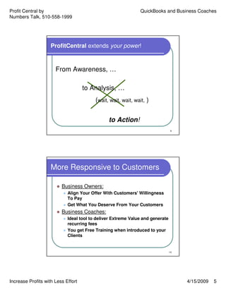 Profit Central Handout | PDF