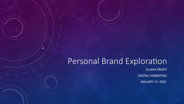 Exclusively Exclusive Brand Explorations | PPT