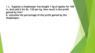 Profit, Loss and Discount.pptx (Aptitude Model Questions) | PPT