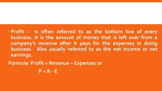 Profit Loss Break even.pptx