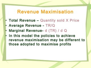 Profit Maximisation | PPT