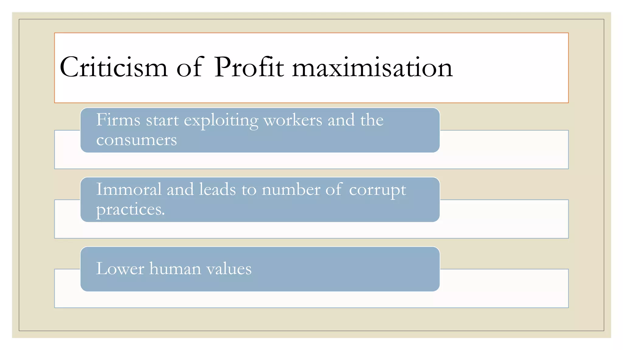 Profit maximisation vs wealth maximisation | PPTX