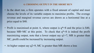 PROFIT MAXIMISATION using MR, MC and profit maximisation.pptx