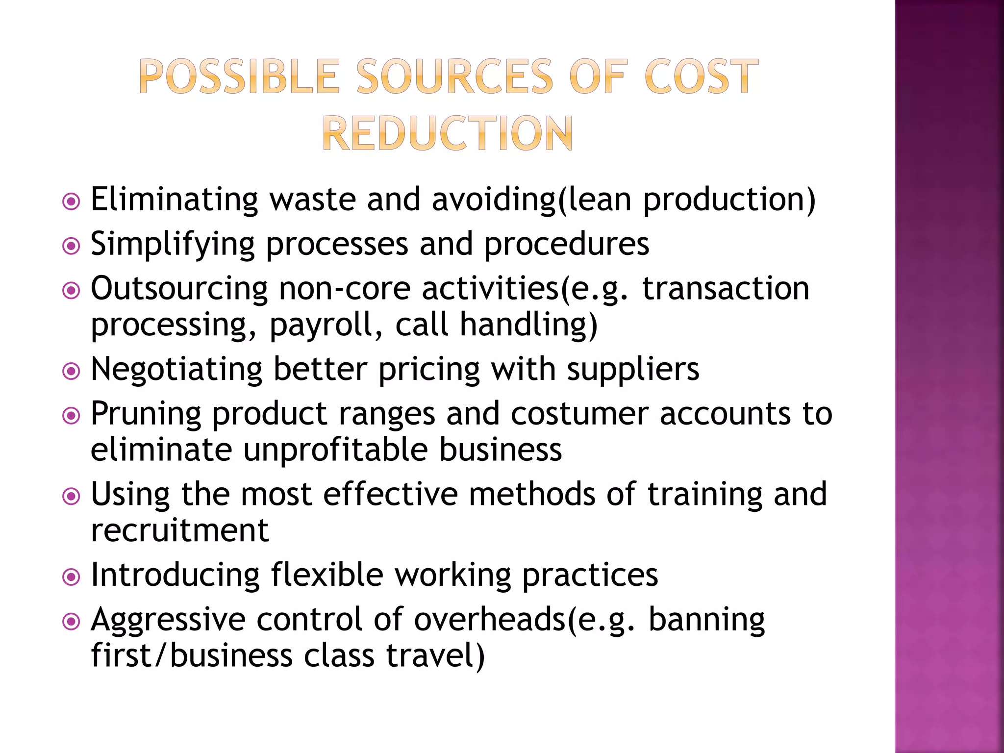 Profit Maximization And Cost Minimization Pptx Business Business