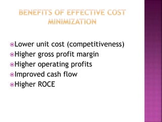 Profit maximization and Cost Minimization | PPTX