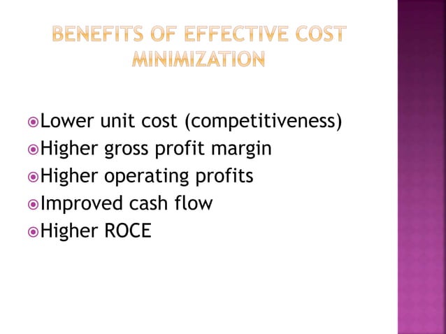 Profit maximization and Cost Minimization | PPTX | Business | Business and Finance