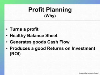 Profit Planning.ppt